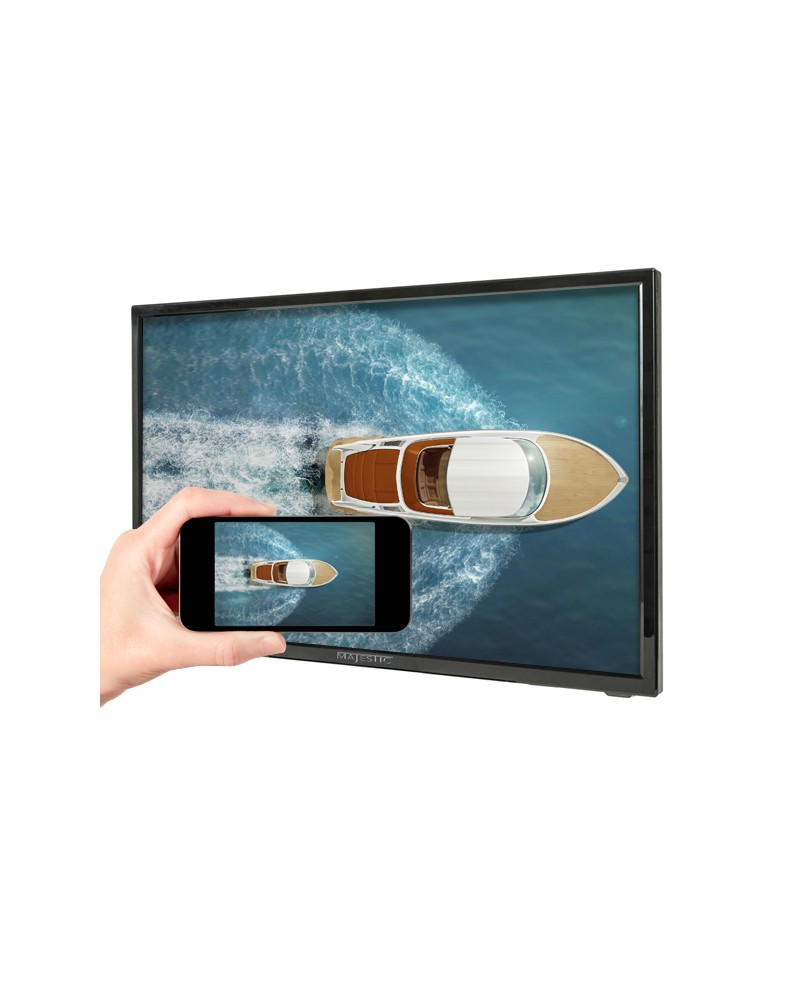 Majestic 24" 12V Smart LED TV with Wireless Mirror Screen Sharing